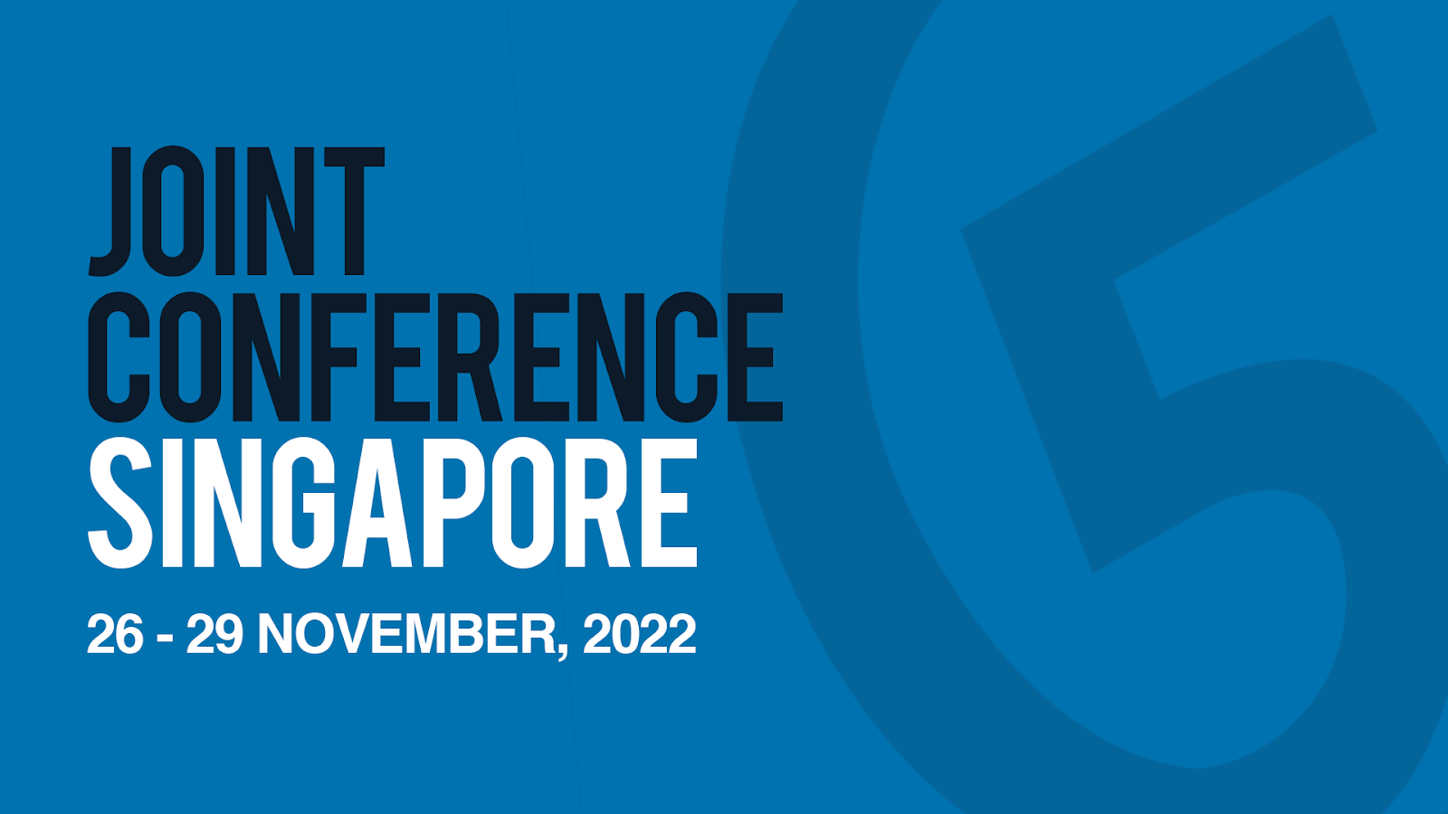 Joint Conference Singapore November 26-29 - C5 Freight Solutions